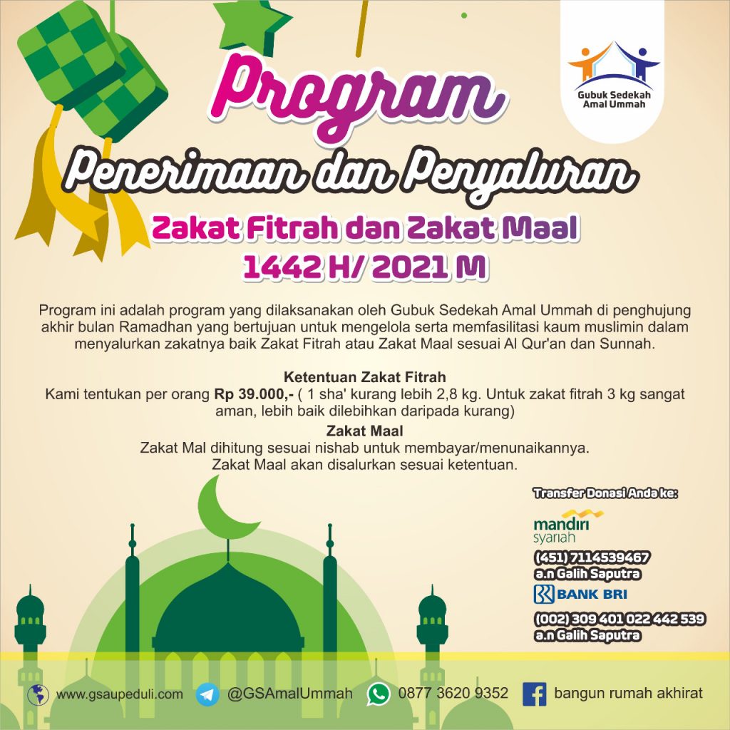 PEMBUKAAN PROGRAM PENERIMAAN & PENYALURAN ZAKAT FITRAH DAN ZAKAT MAAL ...